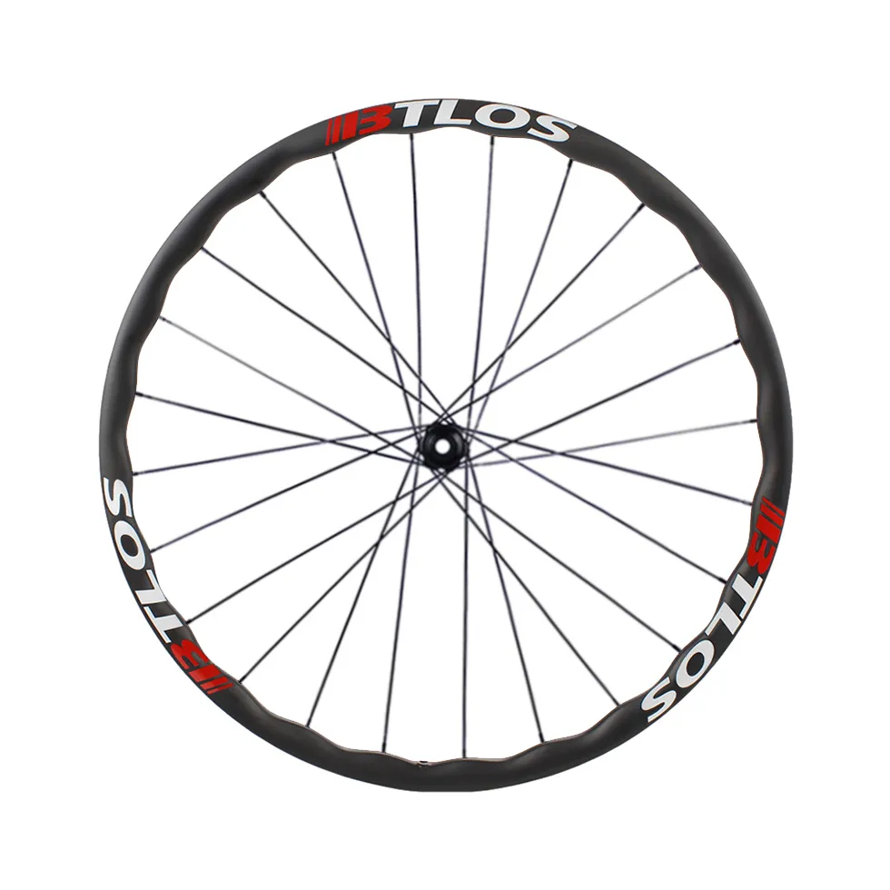 35mm Depth Gravel/CX Disc Wavy Carbon Wheelset - Btlos Bicycle